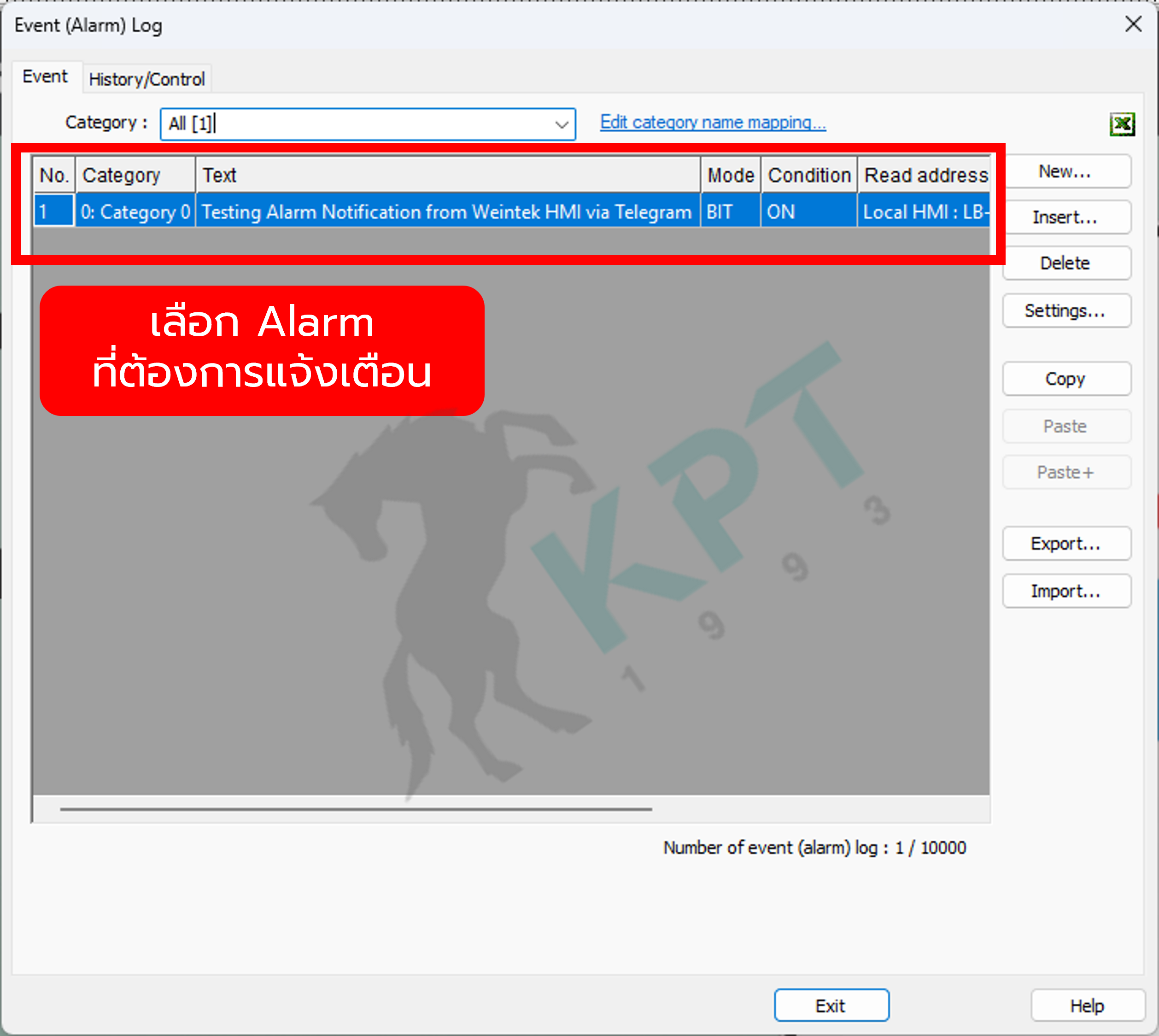 Weintek | แจ้งเตือน Alarm ผ่าน Telegram ด้วย EasyAccess 2.0 - KPT1993 ...